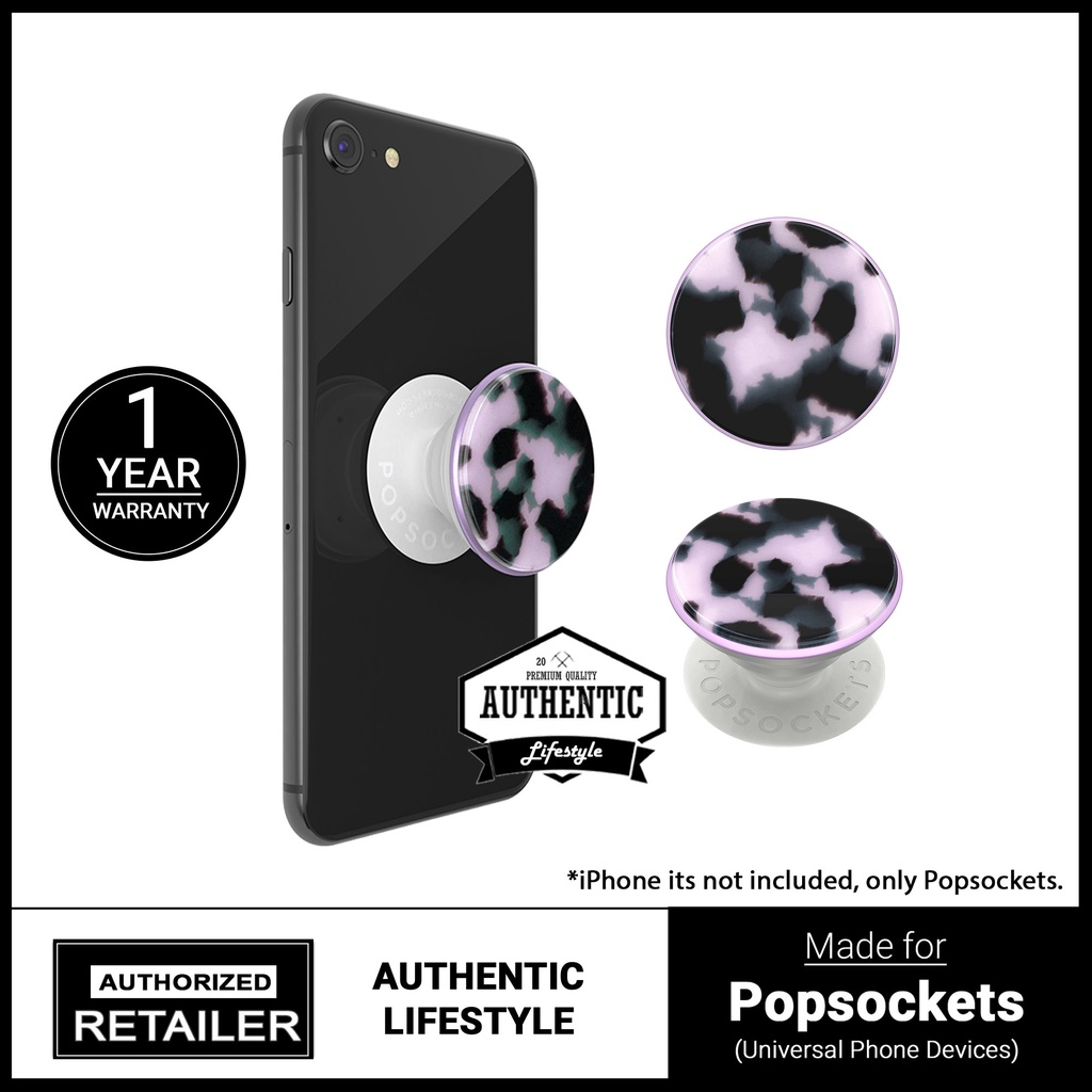PopSockets Swappable LUXE - Acetate Pastel Tortoise (Barcode ...
