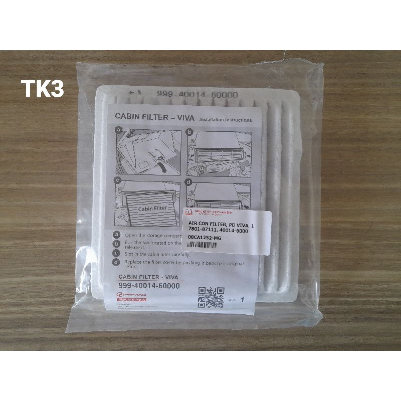 ORIGINAL AIR CON FILTER , PERODUA VIVA | Shopee Malaysia