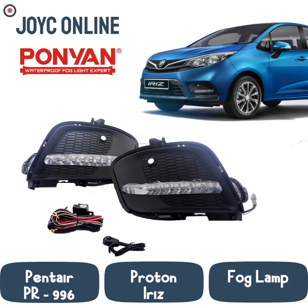 Proton Iriz VVT 2019 - 2022 Daylight Fog Lamp DRL OEM PENTAIR PONYAN ...