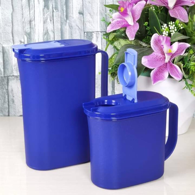 Tupperware Handy Jug Royale Blue 1.1L & 1.9L (2pcs) | Shopee Malaysia