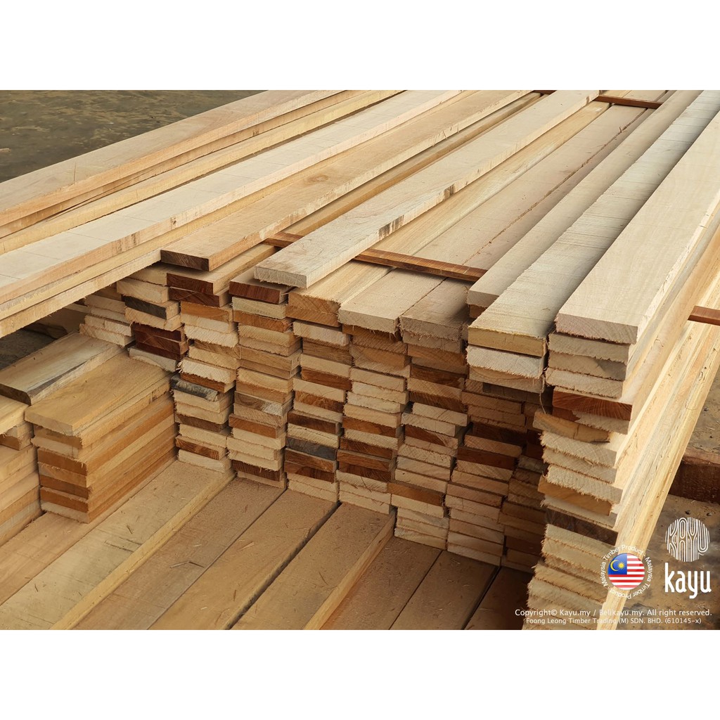 Kayu Balau Solid Wood 1" x 3" (12ft) | Shopee Malaysia