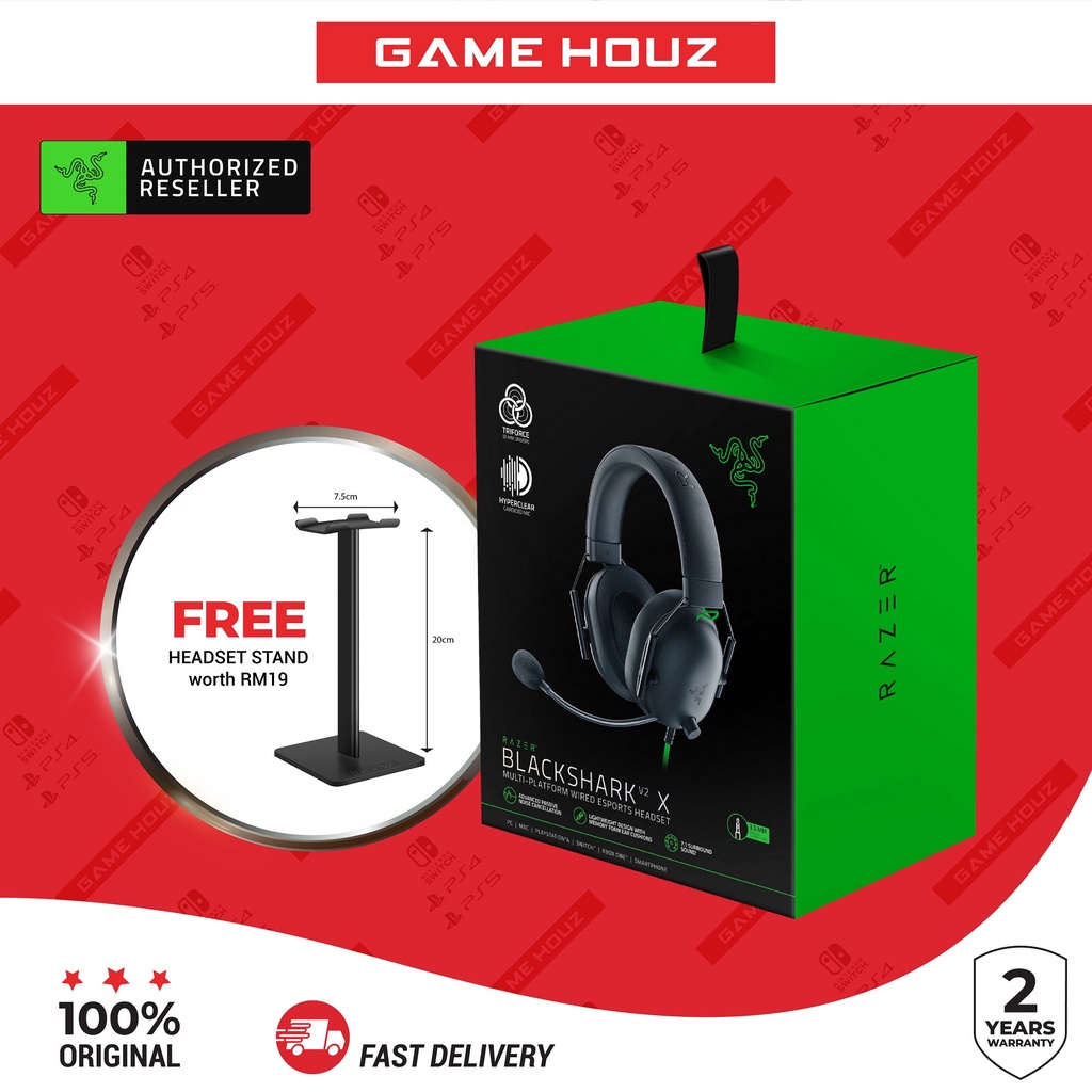 Razer BlackShark V2 X (2 Years Razer Warranty | Shipped with Extra Box ...