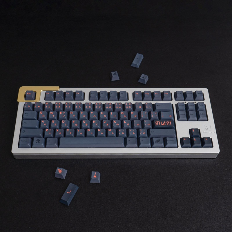 Cherry Profile 136 Keys PBT Keycap Gmk Cinder Dye-Sub English Custom ...