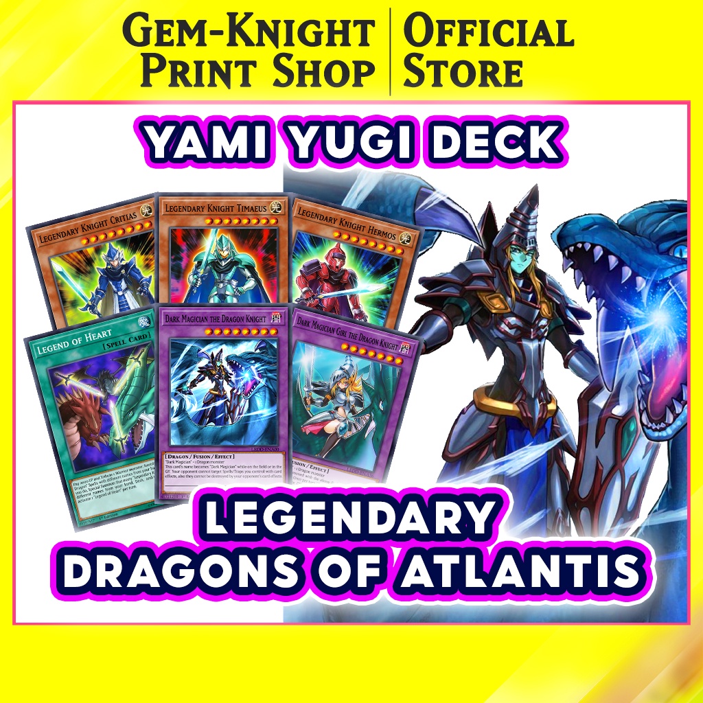 [Printed Cards] Yugioh Deck - Legendary Dragons of Atlantis - A Deck ...