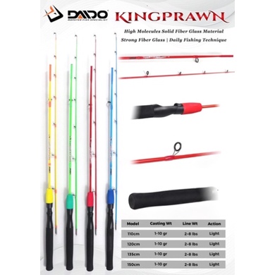 Daido KING PRAWN SOLID FIBER Rod | Shopee Malaysia
