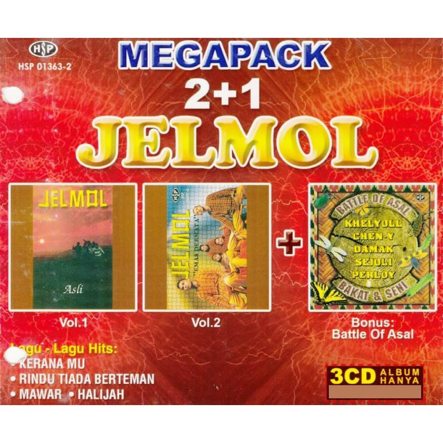 (CD) JELMOL - MEGAPACK 2+1 (3CD) | Shopee Malaysia