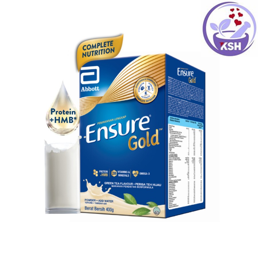 ENSURE GOLD GREEN TEA 400G/850G | Shopee Malaysia