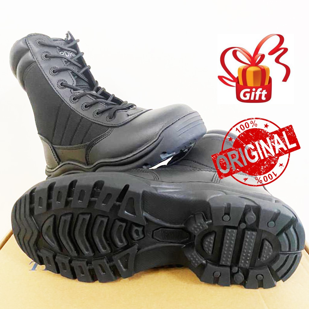 🔥READY STOCK🔥 Kasut PDRM Johnson Tactical Boots 💯 Genuine Leather # ...