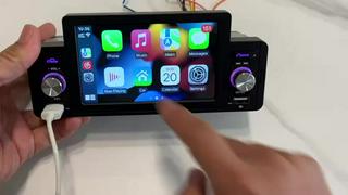 ESSGOO Single 1 Din 5" Car Player Bluetooth Multimedia MP5 Player With Carplay Android Auto FM ...