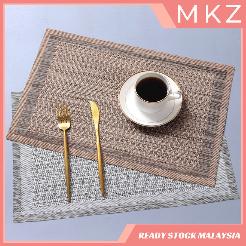 READY STOCK Placemat Dining Table Lapik Alas Pelapik Meja Makan Kitchen ...