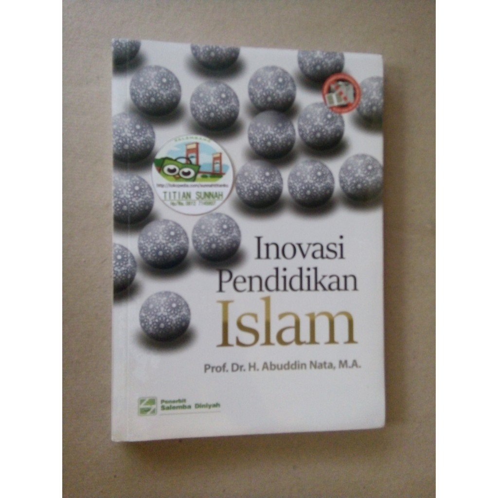 Original | Islamic Education Innovation Book | Prof. Dr. Abuddin Nata ...