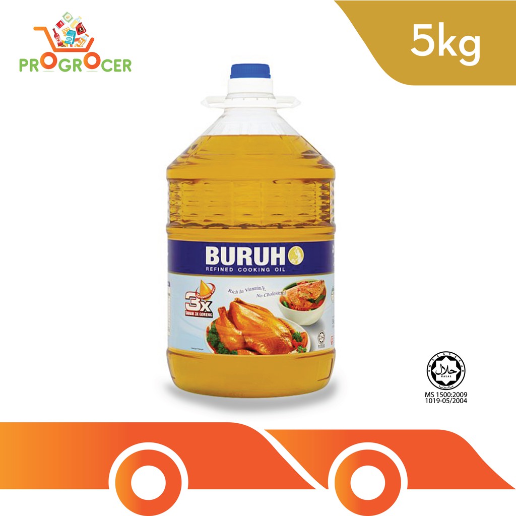 BURUH Refined Cooking Oil 5KG | Shopee Malaysia