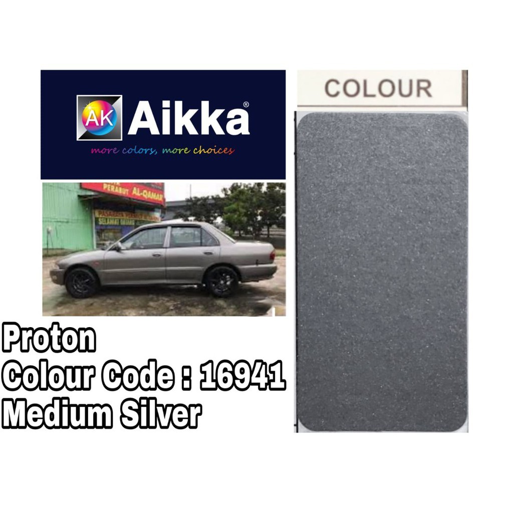 PROTON WIRA 16941 MEDIUM SILVER 2K CAR PAINT | Shopee Malaysia