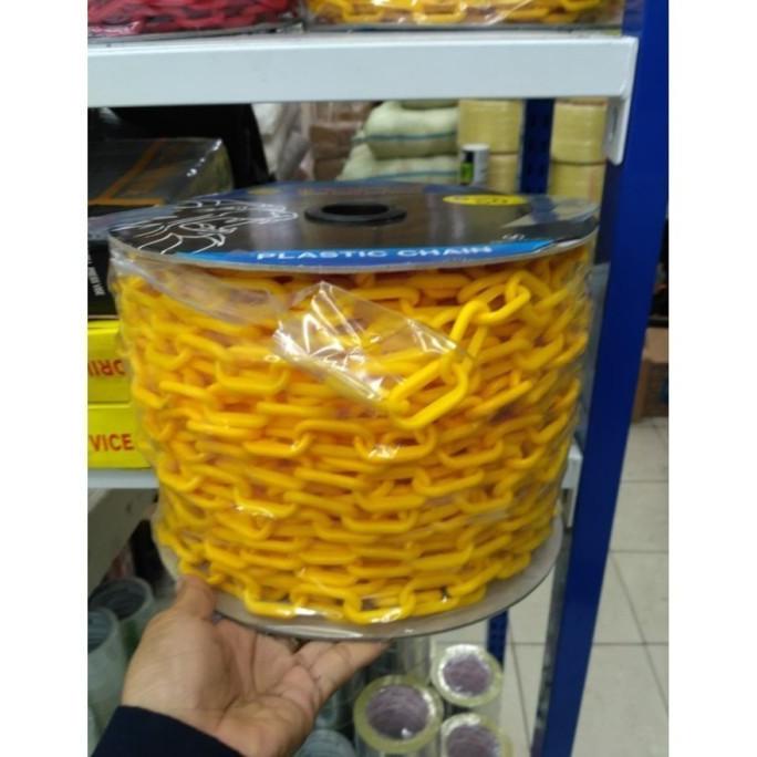 Quality Pvc Plastic Chain 6mm x 50 Meters Traffic Cone Connector ...