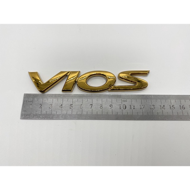 Toyota Vios Emblem Logo Gold Toyota TRD Vios Badge Wording Double Tape ...