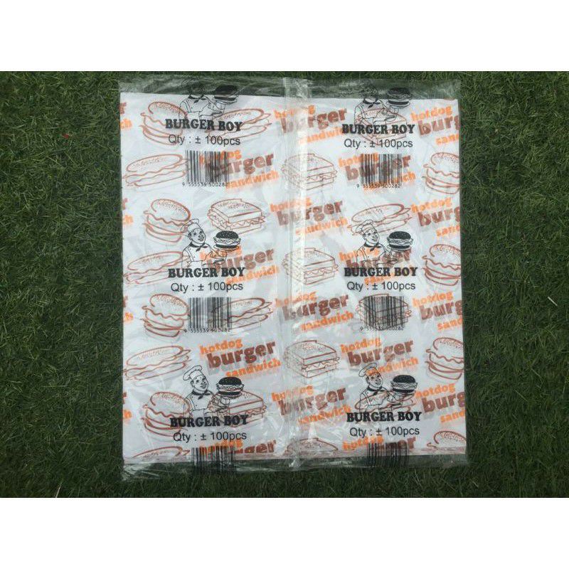 Burger Wrapping Paper 100(pcs) 🔥Cheapest In Town/ Pembalut Kertas ...
