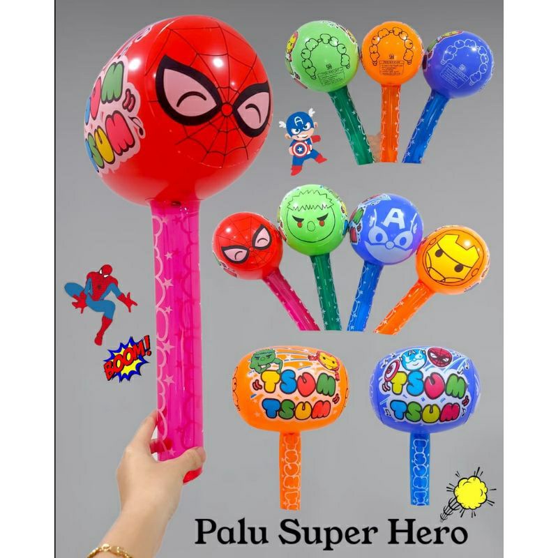 Superhero Character Hammer Shaped Inflatable Balloon Toy/Character ...