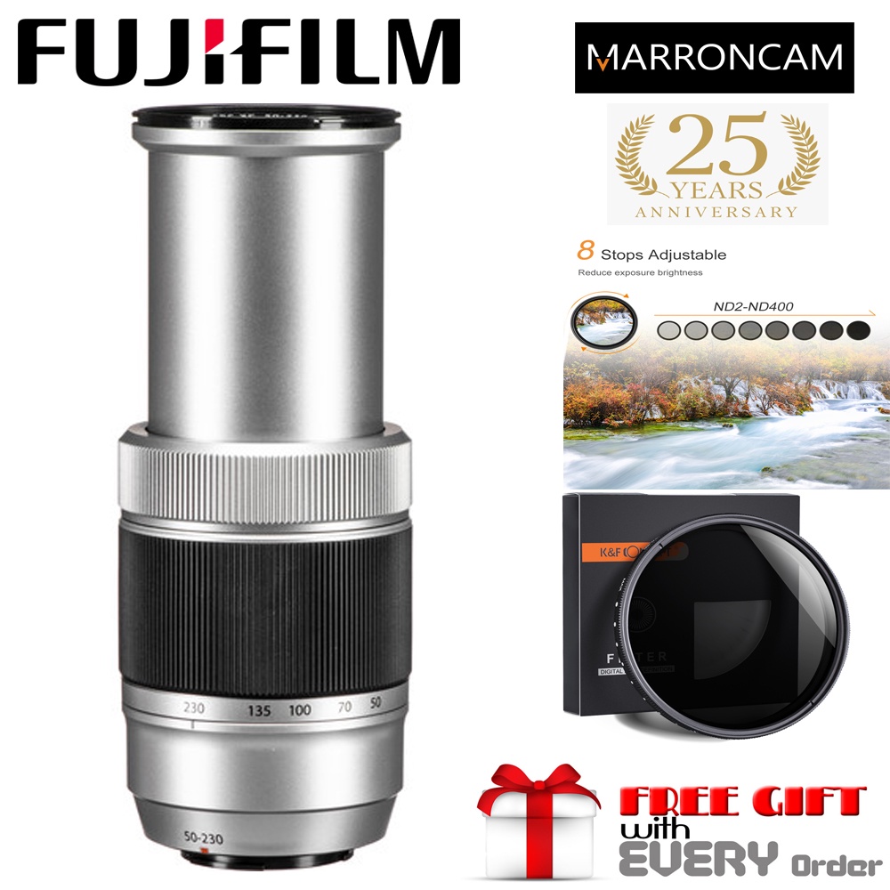FUJIFILM XC 50-230mm f/4.5-6.7 OIS II Lens (Silver or Black) | Shopee Malaysia