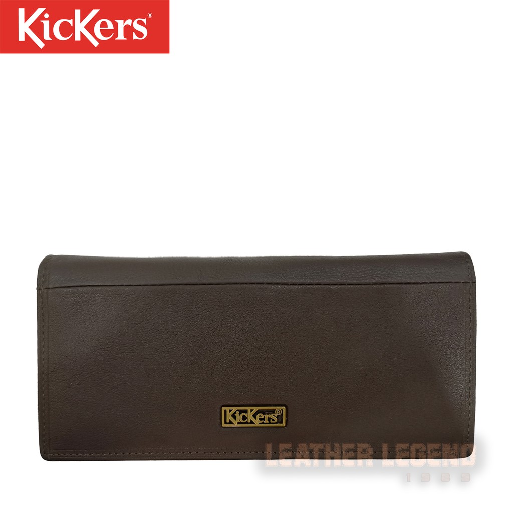 Kickers Leather Long Wallet With Hidden Zip Compartment KDNM51301 ...