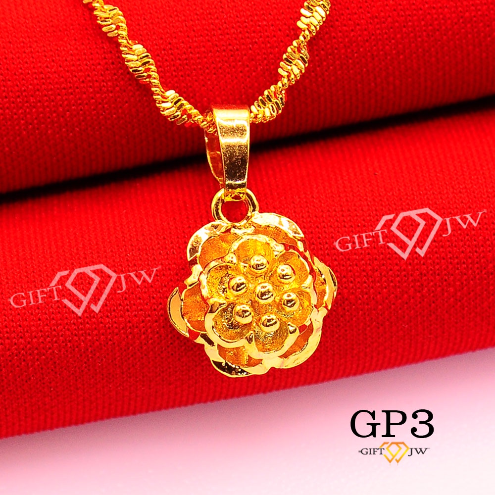 [FREE SHIPPING]- GP1 Rantai Emas Korea/Rantai Emas Plated/Rantai Leher ...