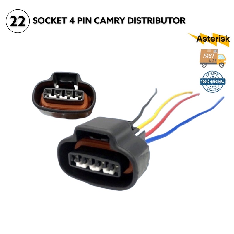 Camry Distributor Socket 4 Pin 83015 - Car Model - TOYOTA Camry, Hilux ...