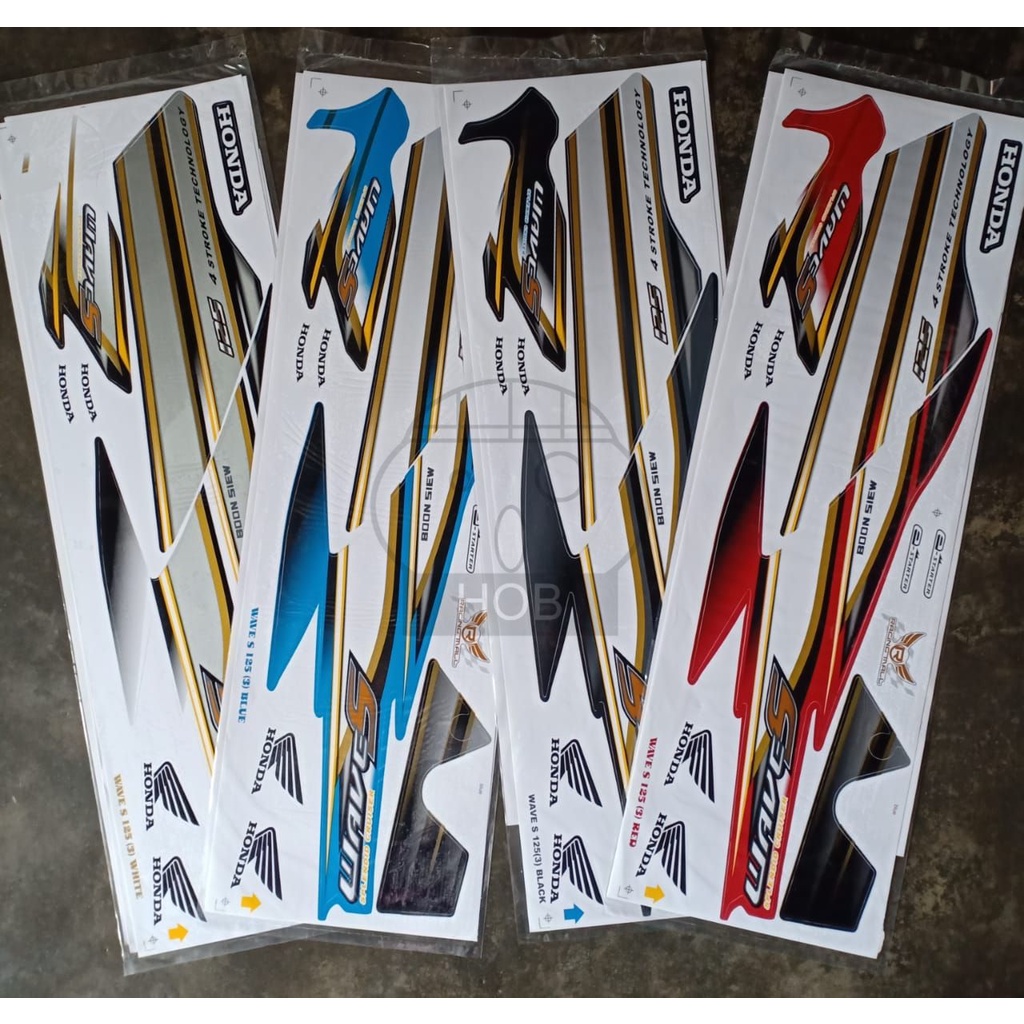 Honda Wave 125S W125S S Edition Malaysia ONLY Body Sticker Stripe ...