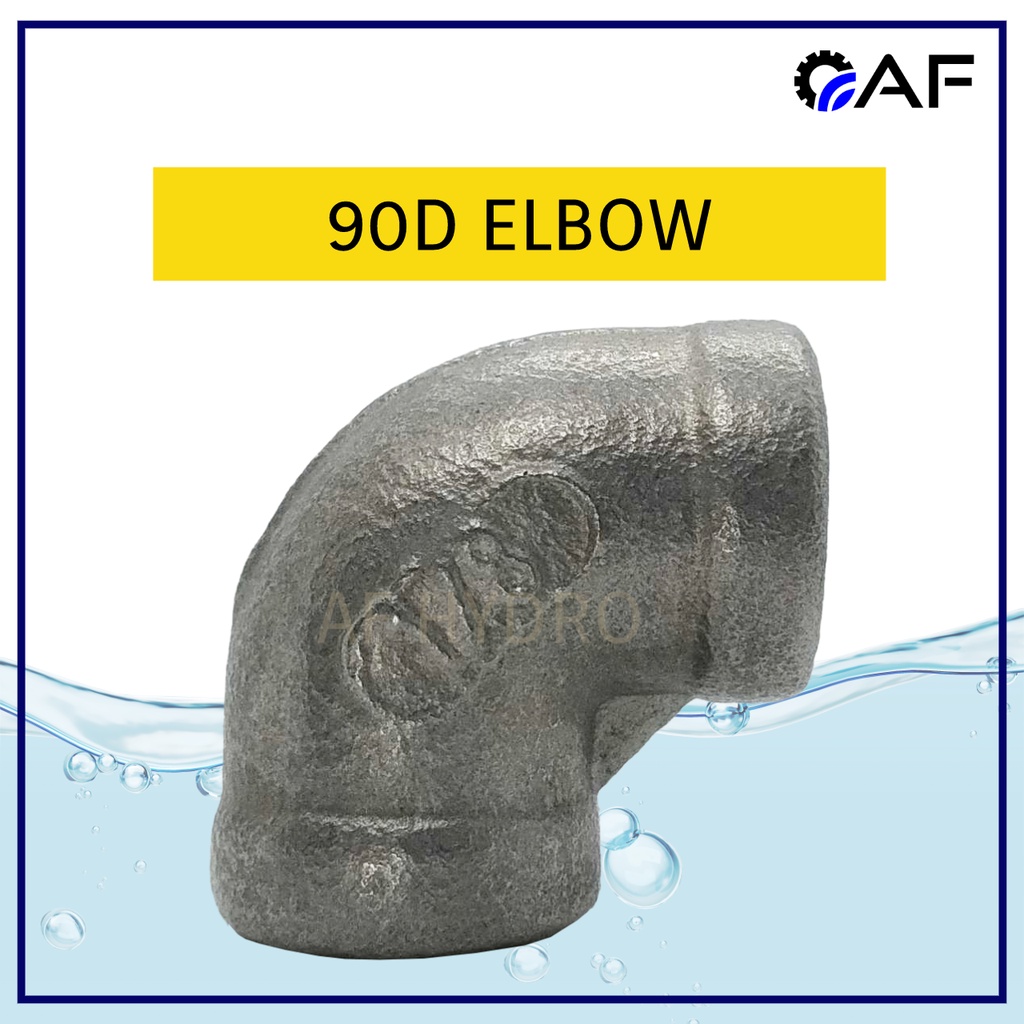 Stainless Steel SS316 90D Elbow Fitting 1/8” to 4” BSPT Equal Female ...