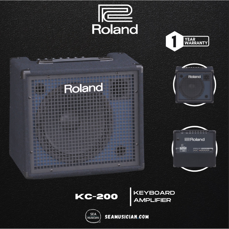 ROLAND KC-200 - 100WATT 12" KEYBOARD AMPLIFIER (100W/ 4-CHANNEL ...