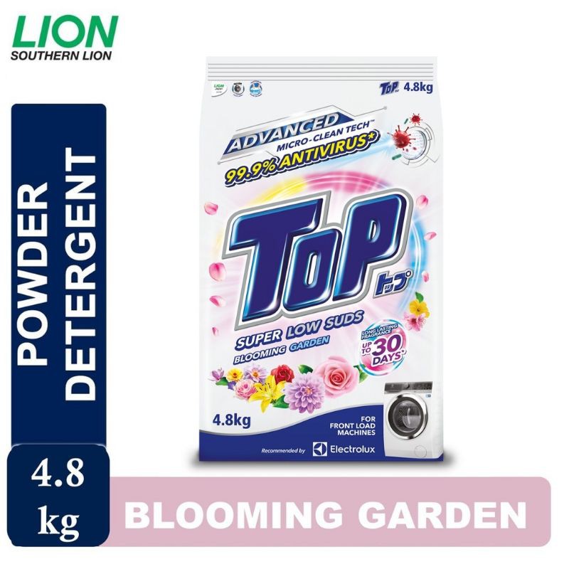 Top Low Suds Blooming Garden Detergent Powder (4.8kg) | Shopee Malaysia