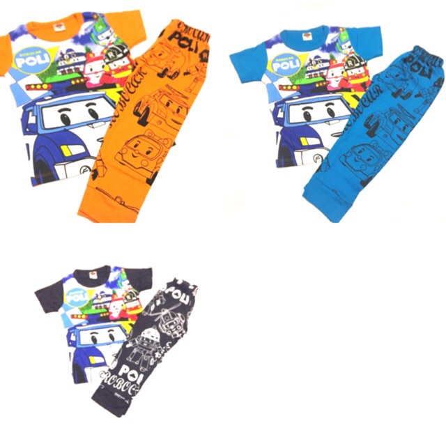Pyjamas robocar poli clear stock | Shopee Malaysia