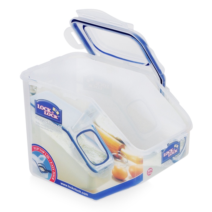 Lock and Lock HPL700 5L Grain Container Candy Rice Flour Cereal Pet ...