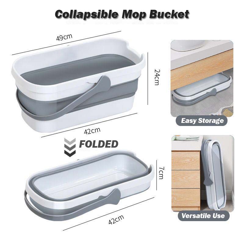 33cm Large Squeeze Sponge Mop, Extendable Large Cleaning Mop For and ...