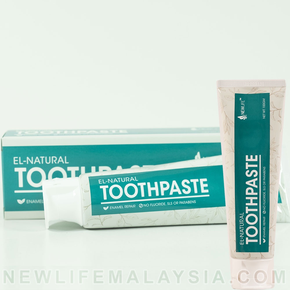 Toothpaste El-Natural No Flouride, Teatree Oil 100% Antibacterial ...