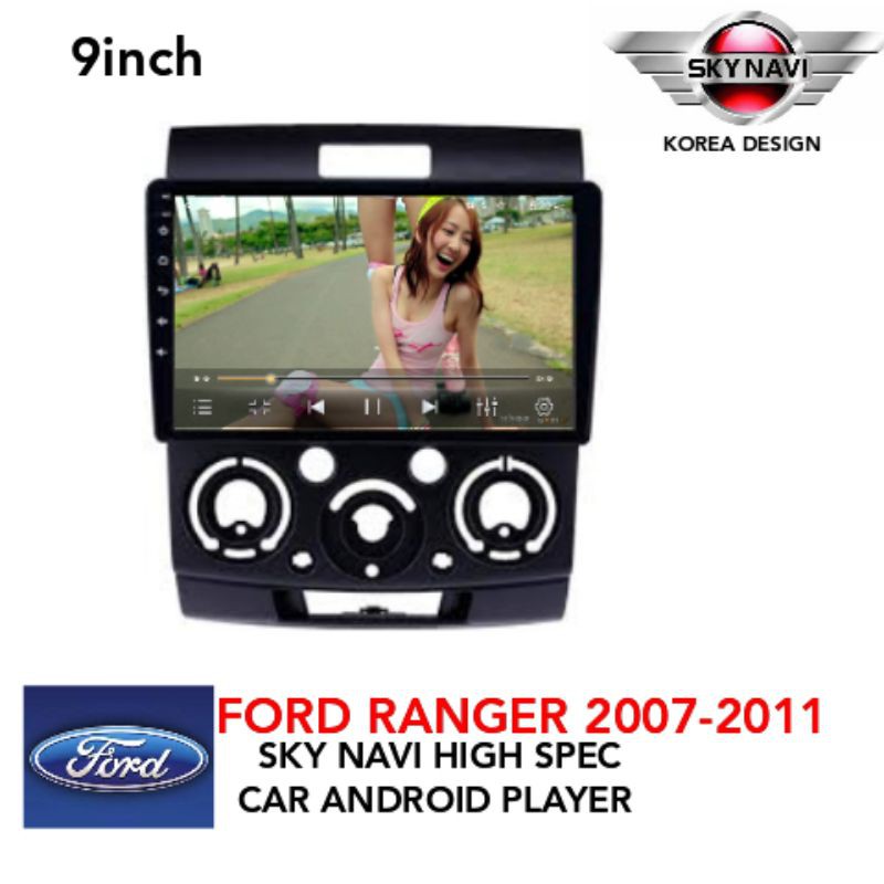 FORD RANGER 2007-2011 SKY NAVI HIGH SPEC CAR ANDROID PLAYER | Shopee ...