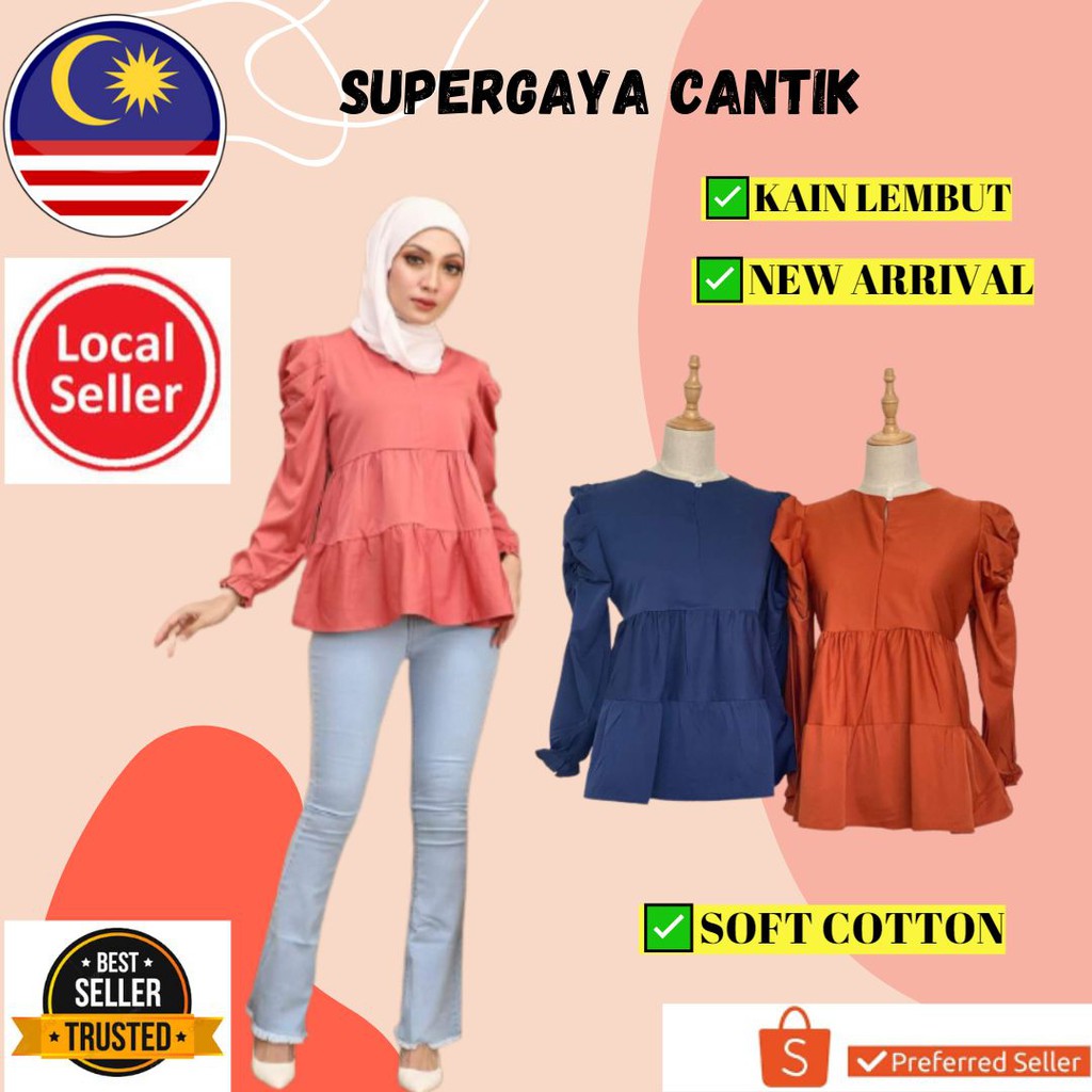 [READY STOCK] SUPERGAYA BLOUSE RESTOCK💥Deeja Blouse Dolly Blouse💥Tops Dolly💥Blouse Deeja Dolly💥 ...