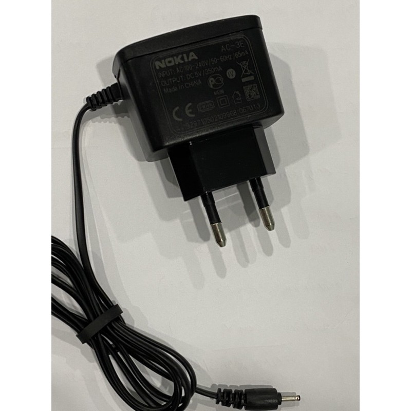 Nokia charger n61 for 1208 N70 N71 N72 N73 N76 1616 2 pin travel ...