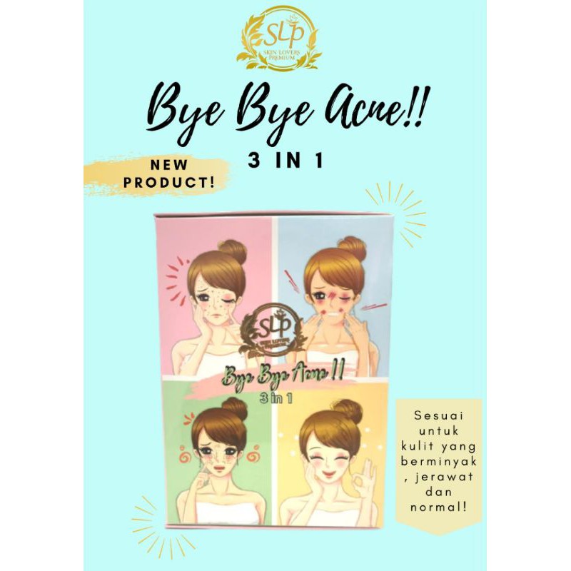 BYE-BYE ACNE 3IN1 SLP | Shopee Malaysia