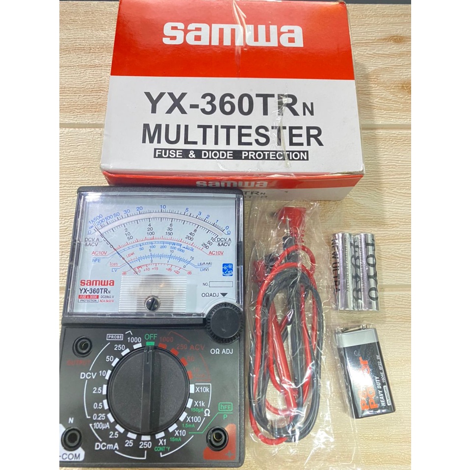 ANALOG MULTIMETER TESTER [YX-360TRELB YX-360TRN] BUZZER SANWHA YX360 ...