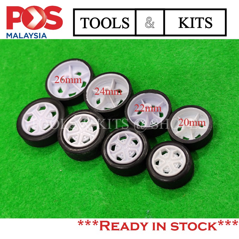 Small Rubber Wheel with Texture 20mm/22mm/24mm/26mm/30mm for DIY ...