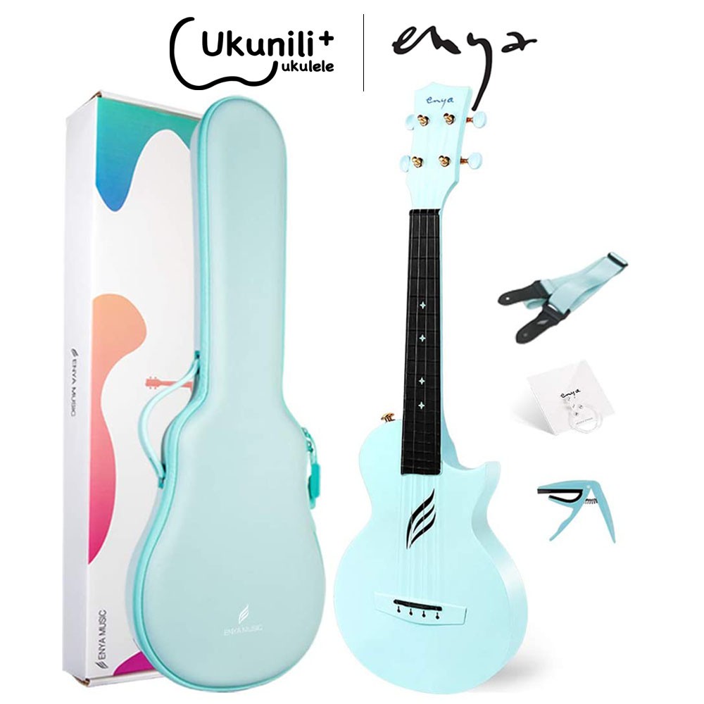 ENYA Ukulele Nova U 23' Concert Tiffany Blue / Plus EQ | Shopee Malaysia