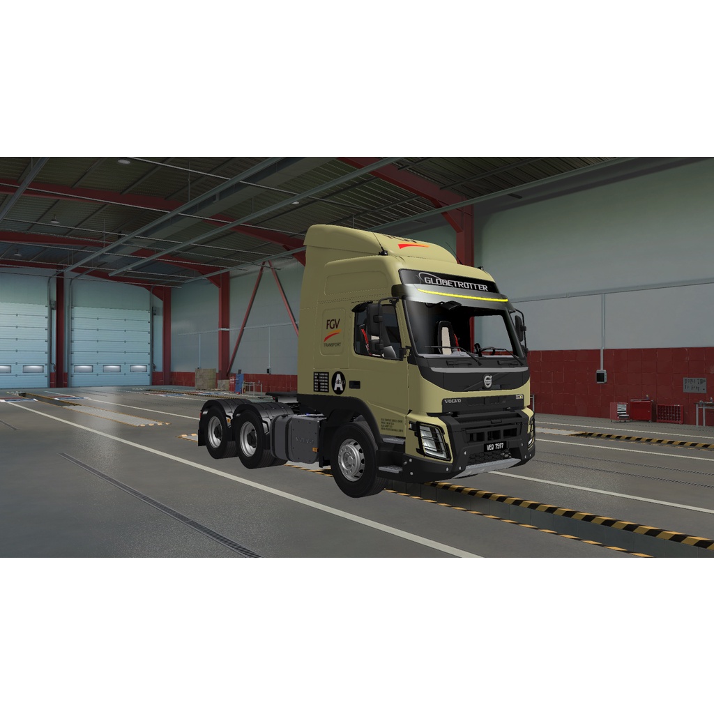 Euro Truck Simulator 2 ETS2 Volvo FMX Skin [FGV Felda] | Shopee Malaysia