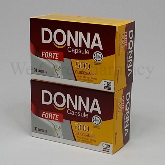 Donna Forte 500mg Glucosamine Capsules 2x30's | Shopee Malaysia