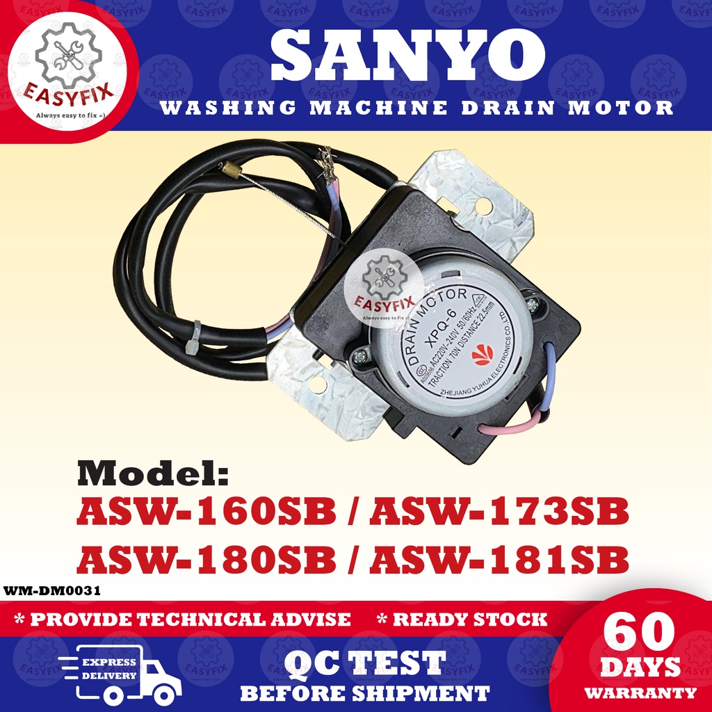 ASW-160SB ASW-173SB ASW-180SB ASW-181SB SANYO WASHING MACHINE DRAIN ...