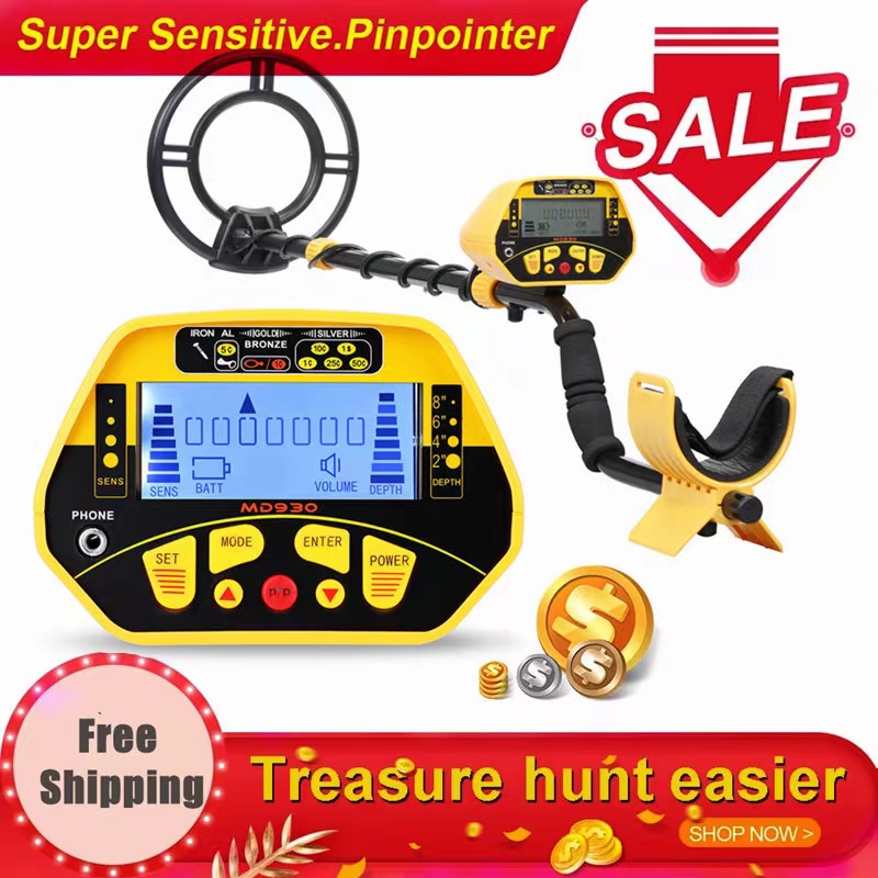 Pengesan logam MD 930 New Upgrade Metal Detector Professional ...