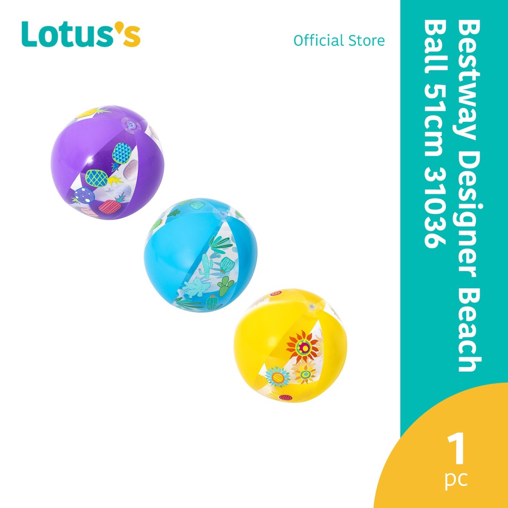 Bestway Designer Beach Ball 51cm 31036 | Shopee Malaysia