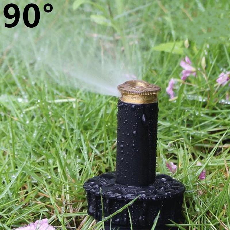 1/2" Plastic Lawn Watering Pop Up Sprinklers 90-360 Degrees Garden ...