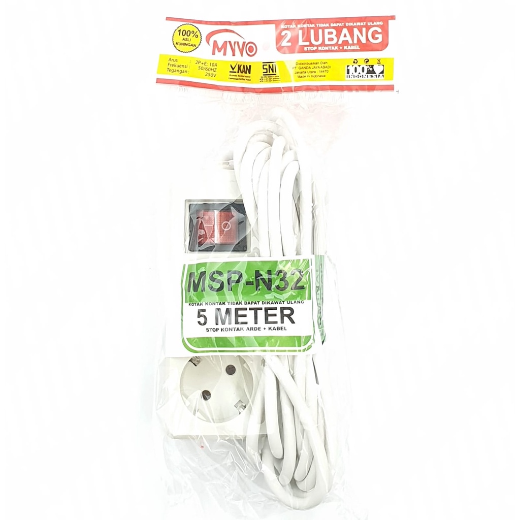 5m 2L Ground Socket 5M Switch Cable 2-hole/power Plug | Shopee Malaysia