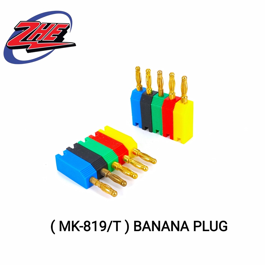 4MM BANANA PLUG GOLD PLATED CONNECTORS SOCKET WELDING-FREE MK-819/T (1004017) | Shopee Malaysia