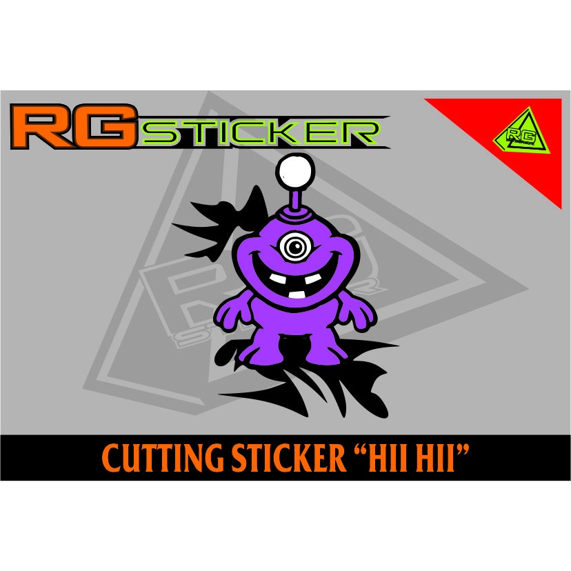 Cutting Sticker hii hii uk Height 20cm | Shopee Malaysia