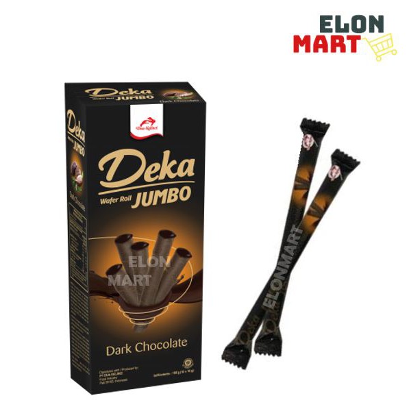 Deka Jumbo Roll Dark Chocolate (10 x 16g) | Shopee Malaysia